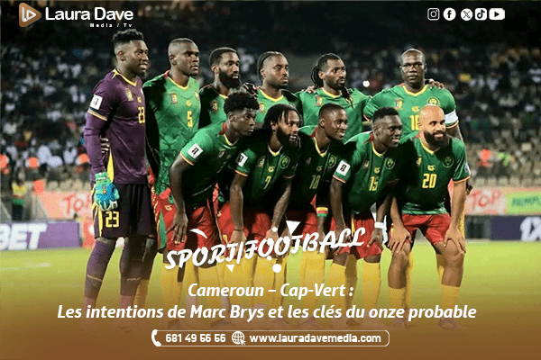 Cameroun – Cap-Vert : Les intentions de Marc Brys... Laura Dave Media